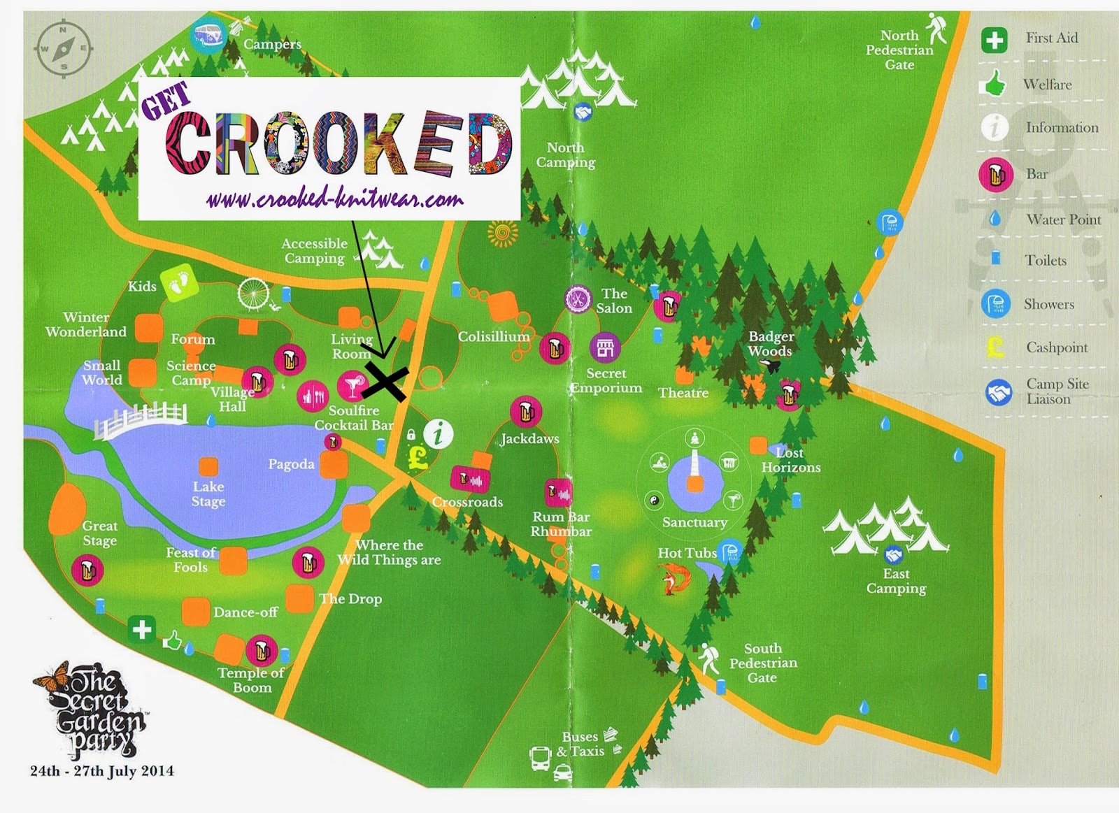 In The Crooked House: The Secret Garden Party!