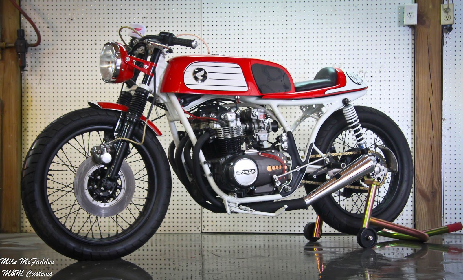 Honda CB 550 by Mike McFadden M&M Customs - Lsr Bikes