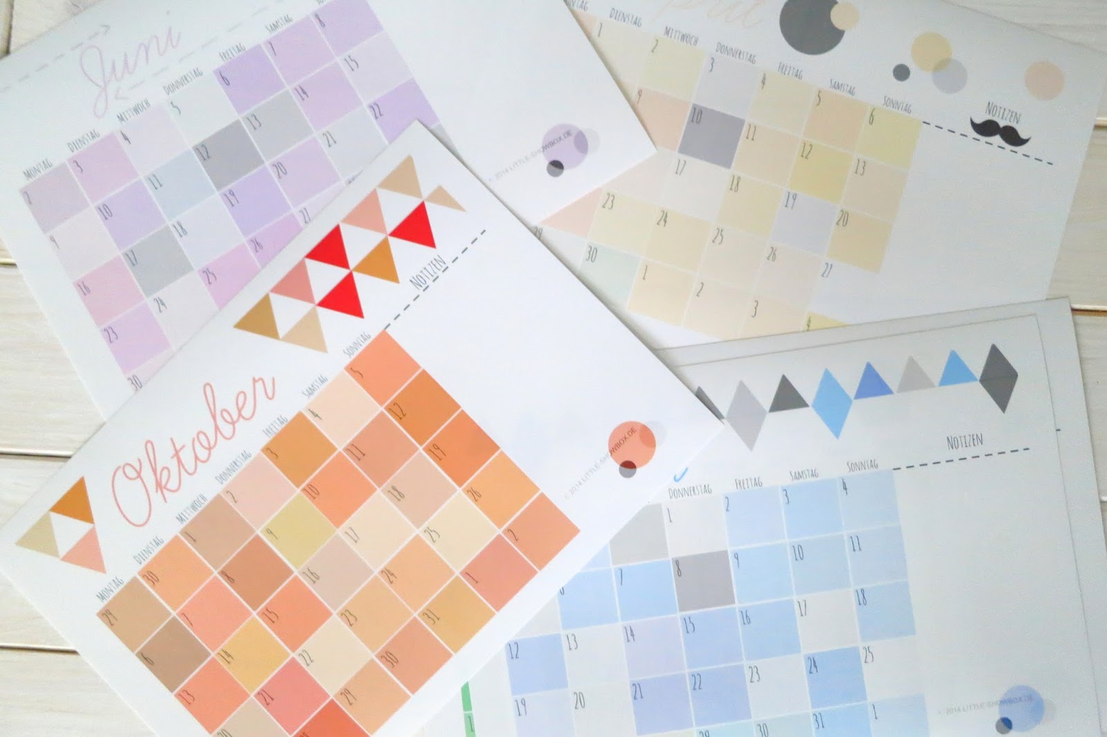 Selfmade Kalender 2014 | little - showbox