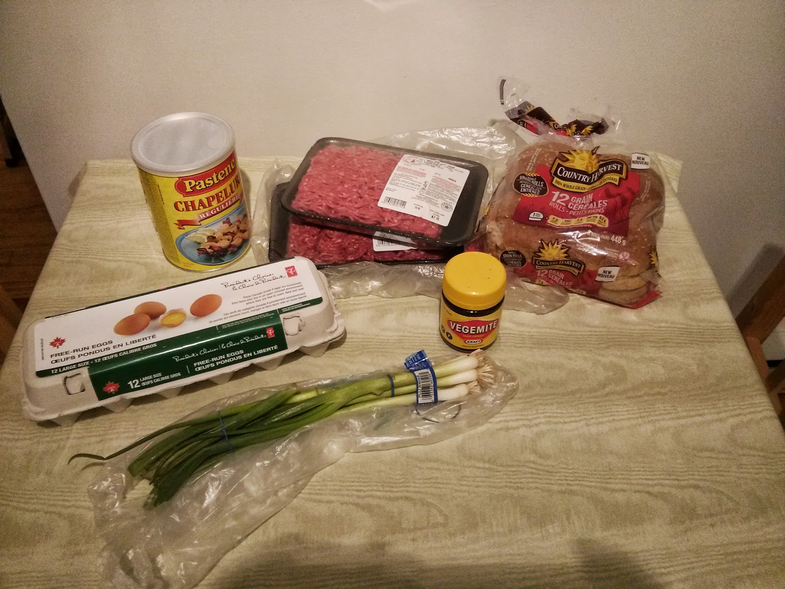 Cooking Solo: Marmite Burgers