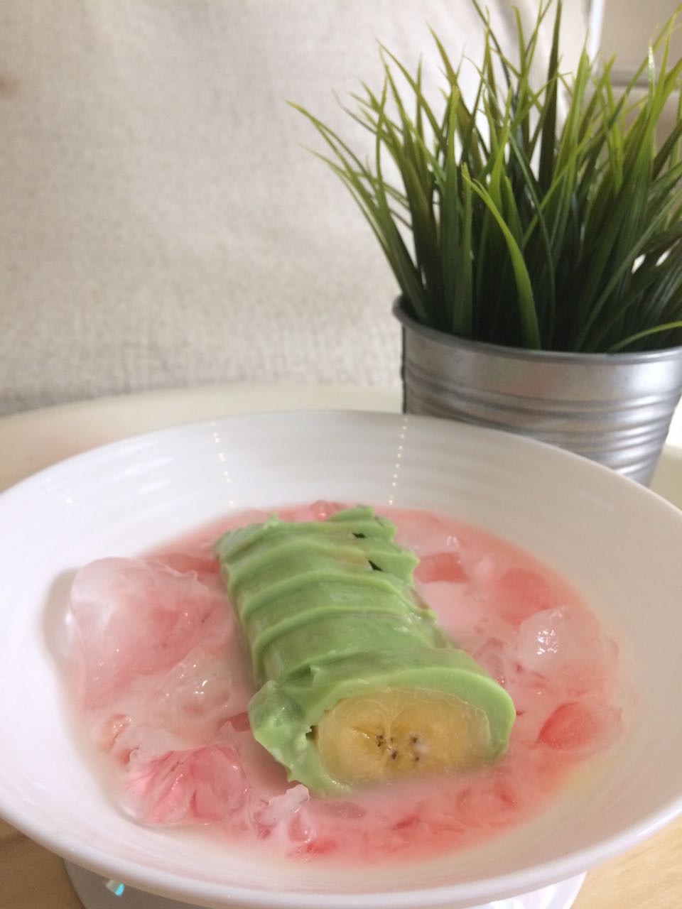 all about food: Es Pisang Ijo