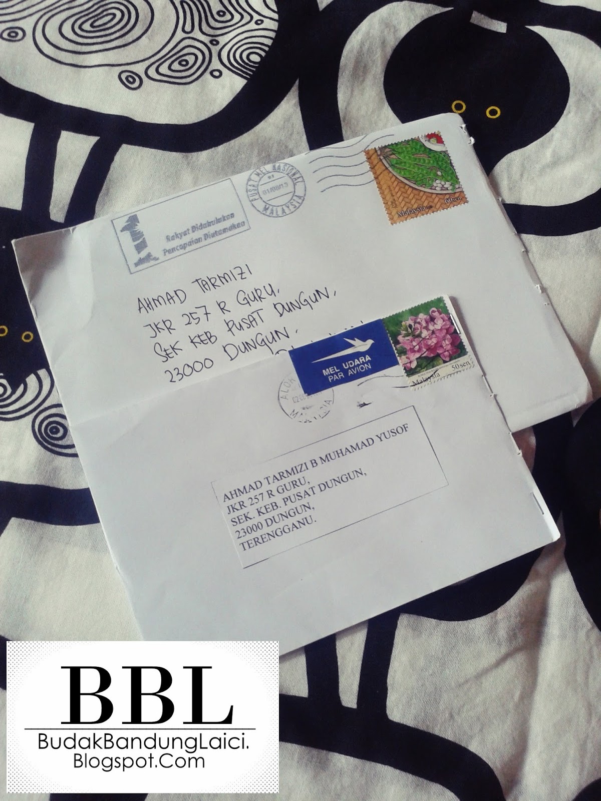 Dapat Kad Raya Dari Blogger - Budak Bandung Laici