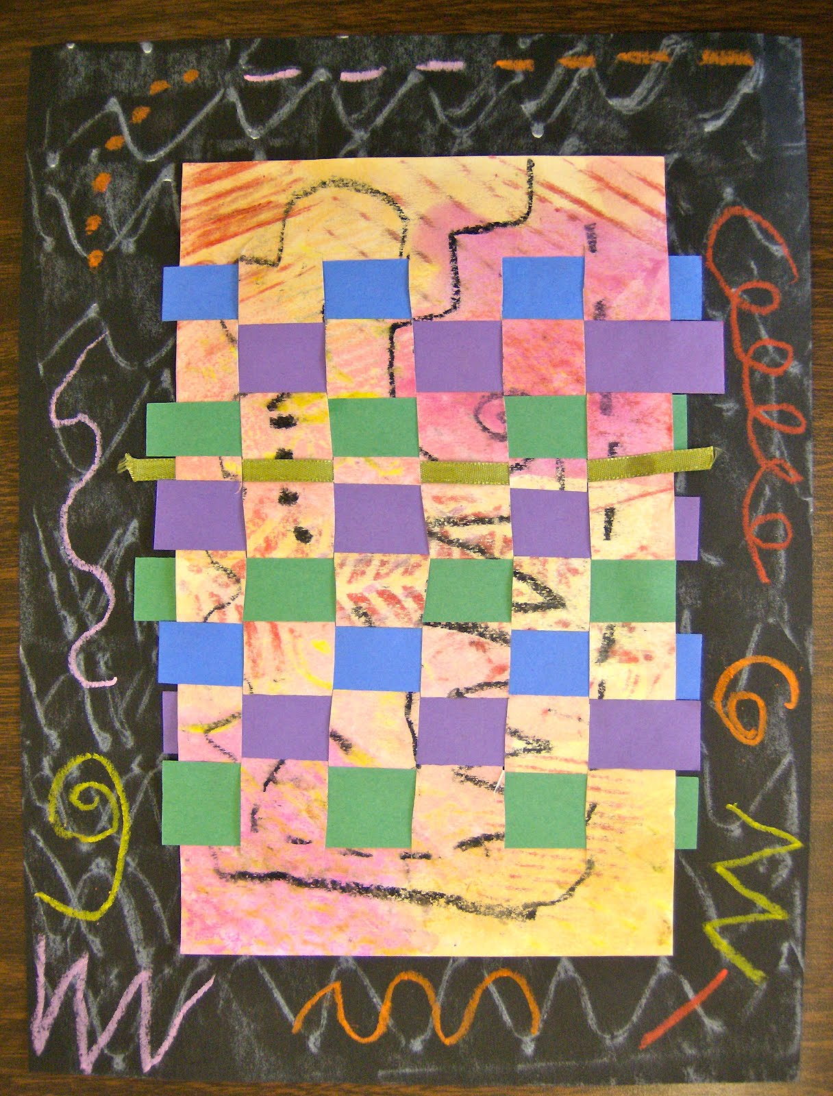Zilker Elementary Art Class: Second Grade Kandinsky Weavings