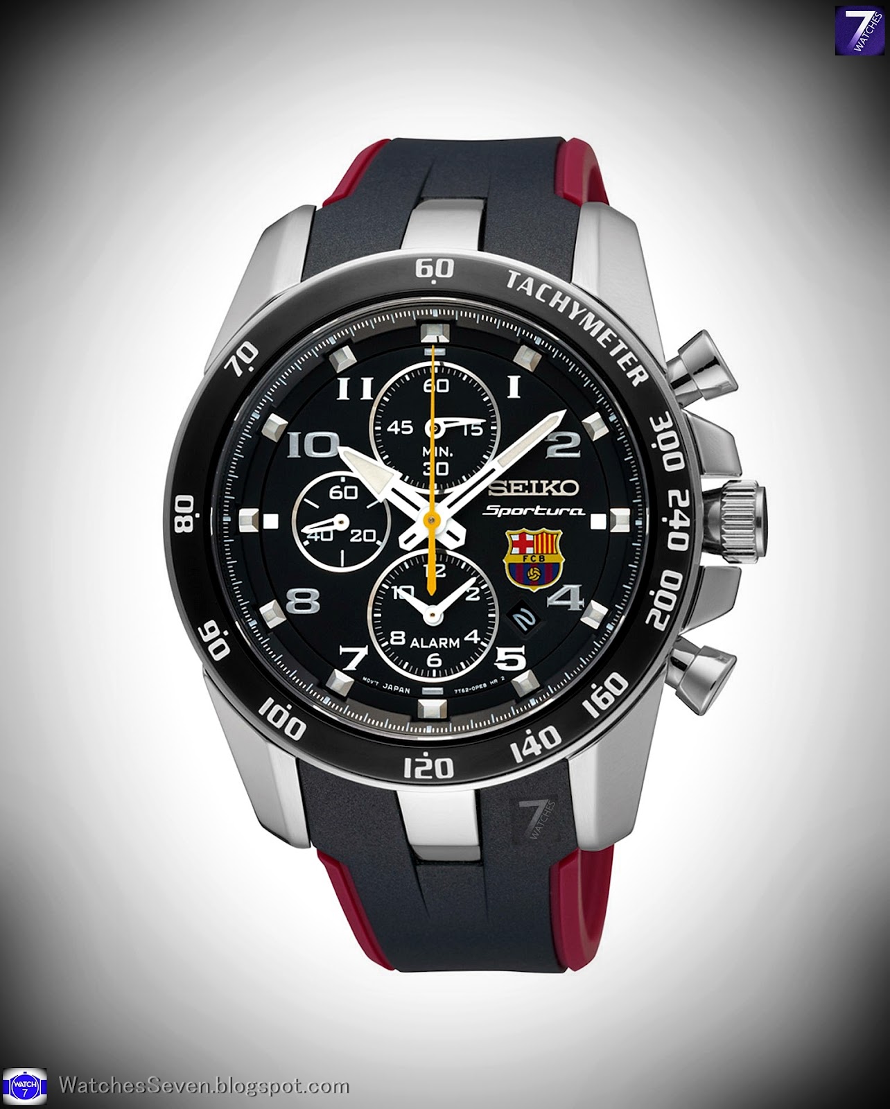 Watches 7: Seiko - Sportura FC Barcelona Alarm Chronograph