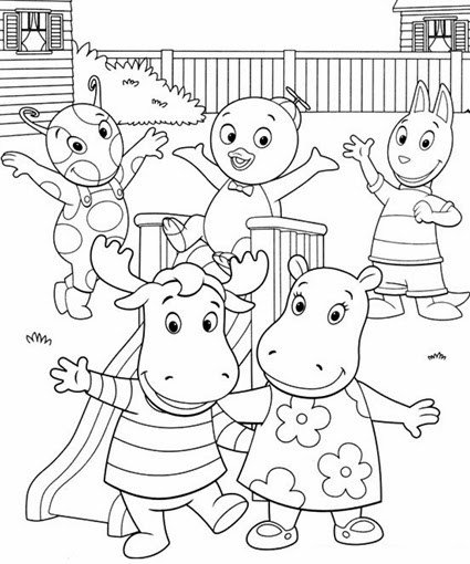 Backyardigans Coloring Pages - Colouring for Kids