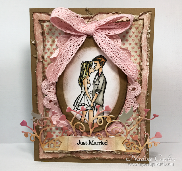 Just Married Card ~ Nadine Carlier