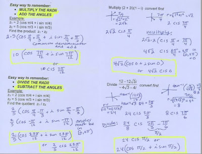 Beautiful Math: Trigonometric Form of Complex Numbers - PreCalculus