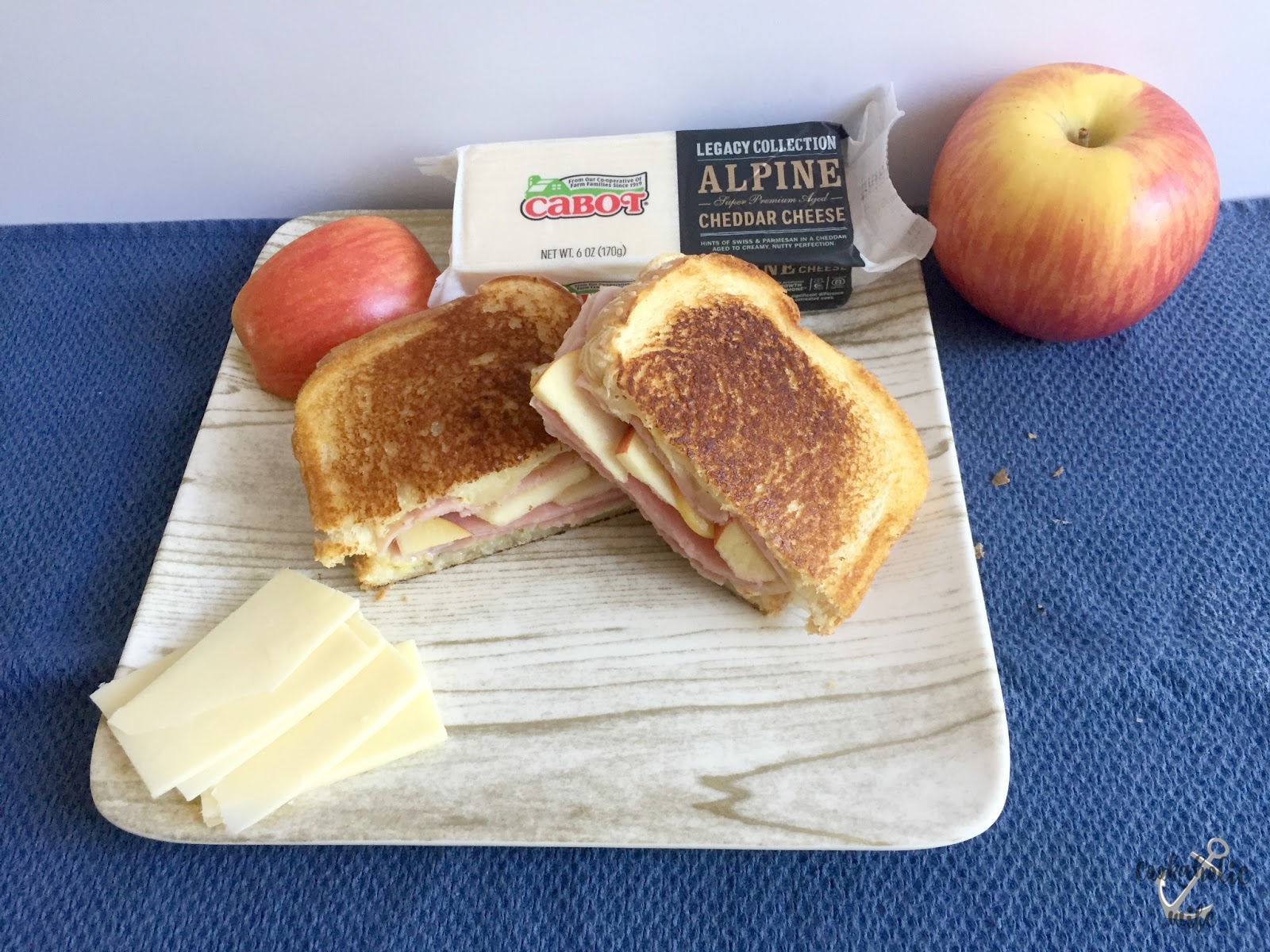 Ham, Apple and Cheddar Melt - Cookaholic Wife