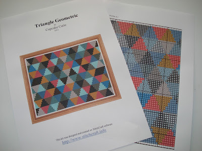 cupcake cutie: Triangle Geometric Cushion...making something out of ...