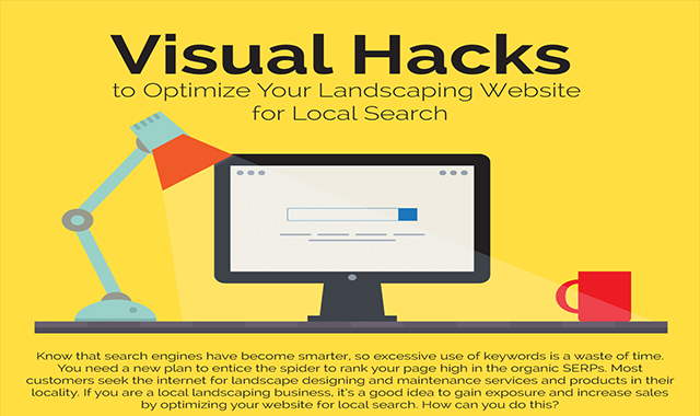 Visual hacks to optimize your landscaping website #infographic ...
