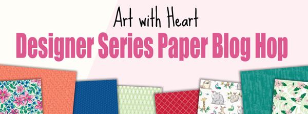 Scissors Paper Card: AWH Blog Hop: Designer Series Paper