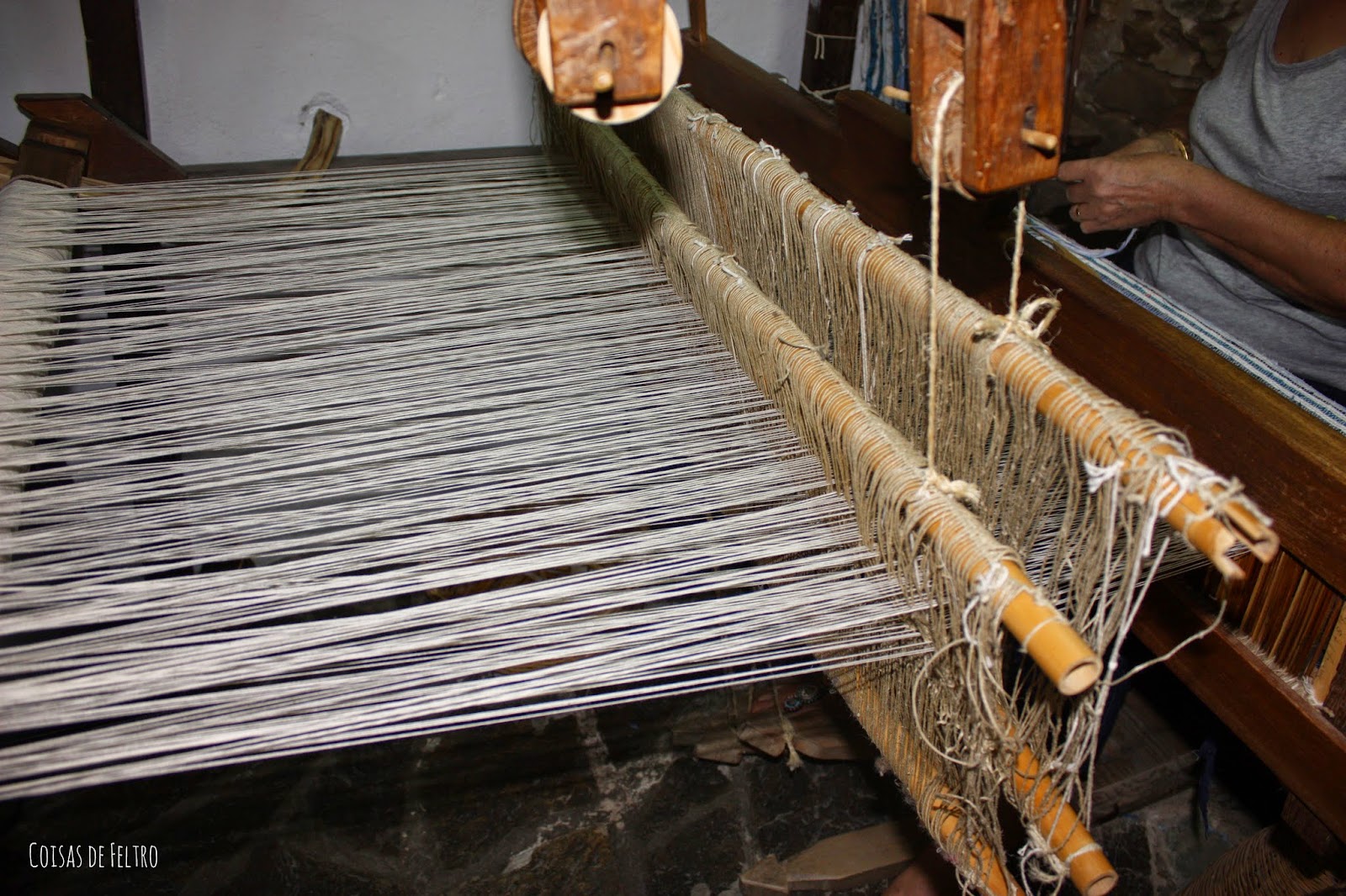 Coisas de Feltro: A arte da tecelagem