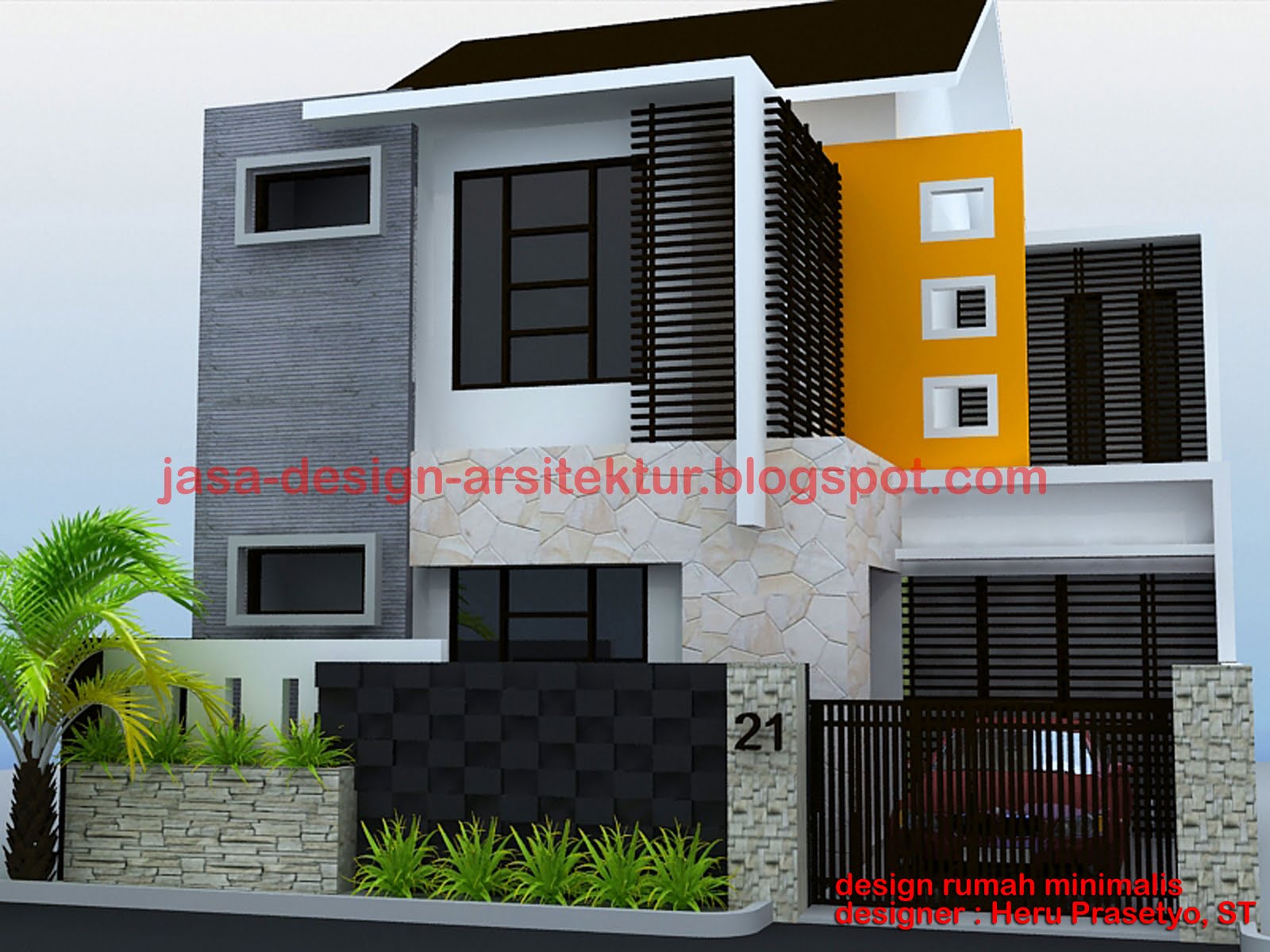 desain gambar rumah minimalis modern