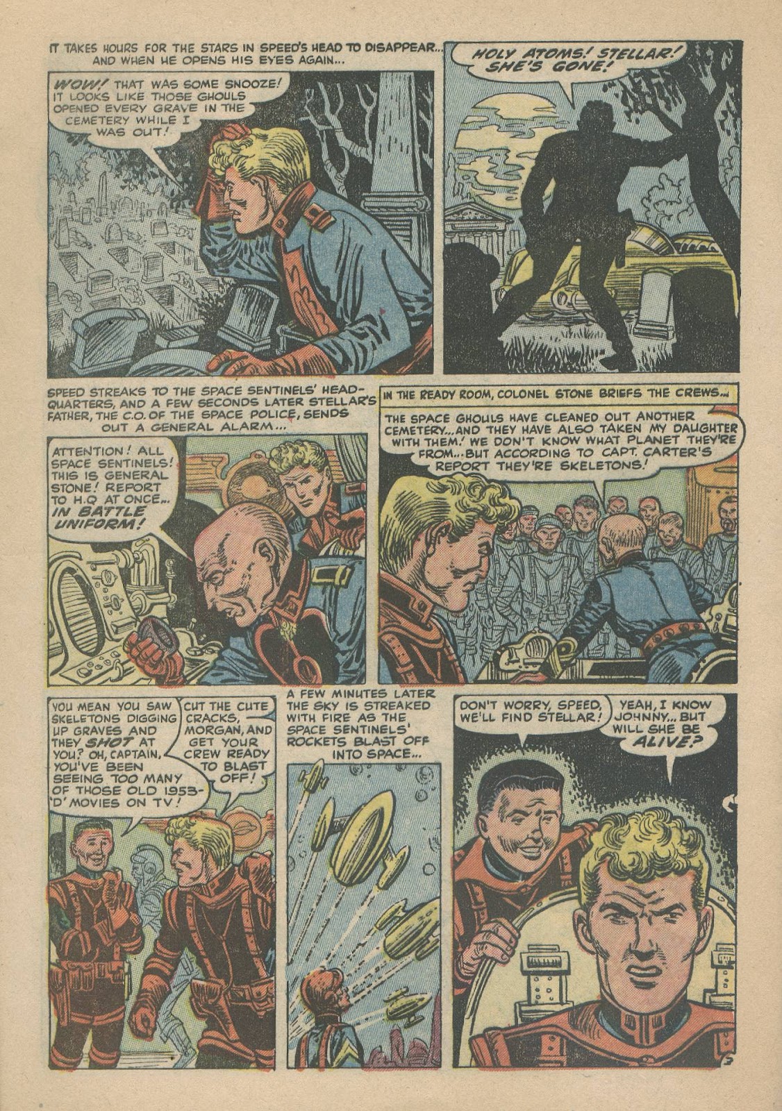 Last of the Spinner Rack Junkies: Speed Carter SPACEMAN by Joe Maneely 1953