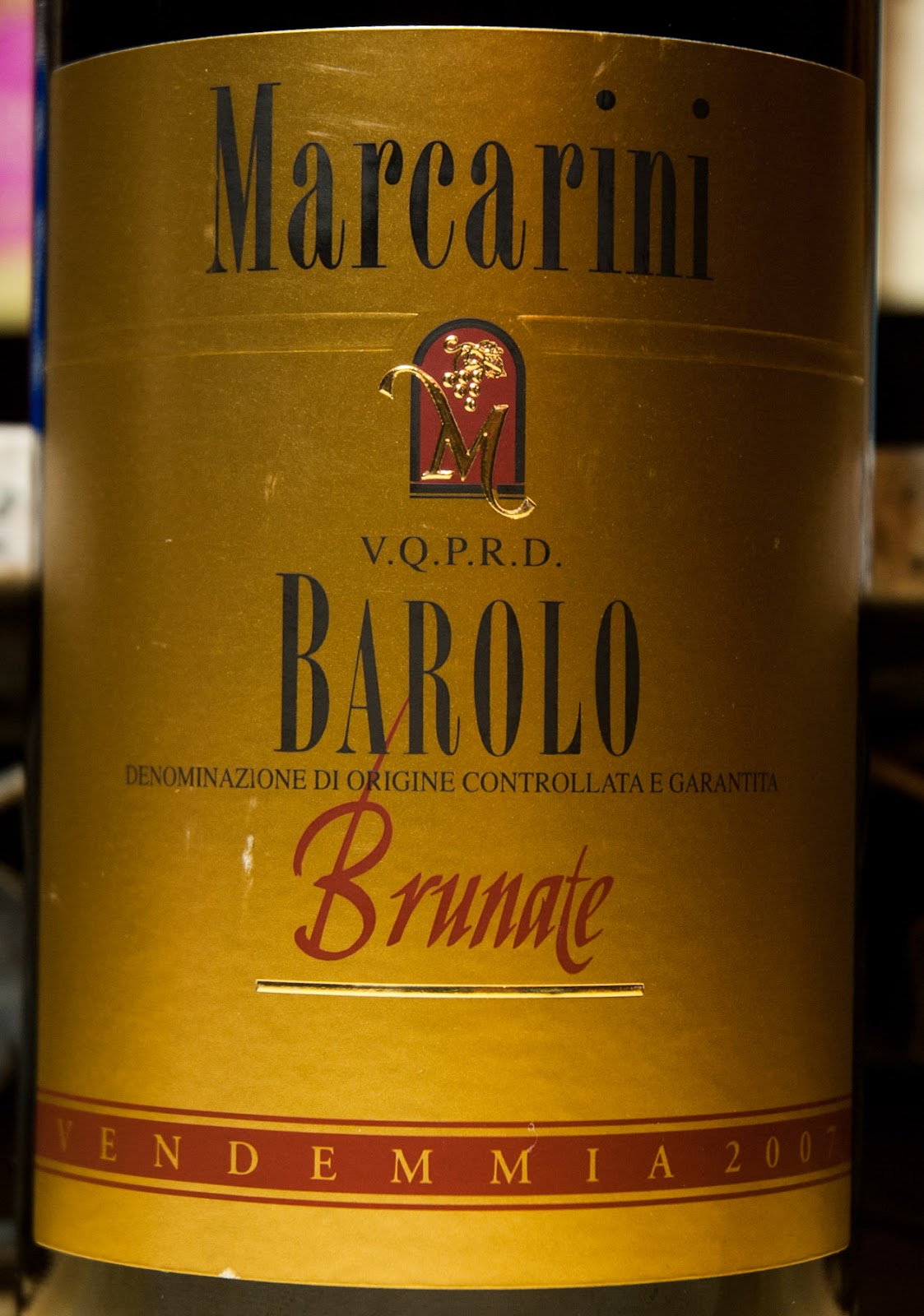 The V.I.P. Table: Marcarini Barolo: The Secret Is Out