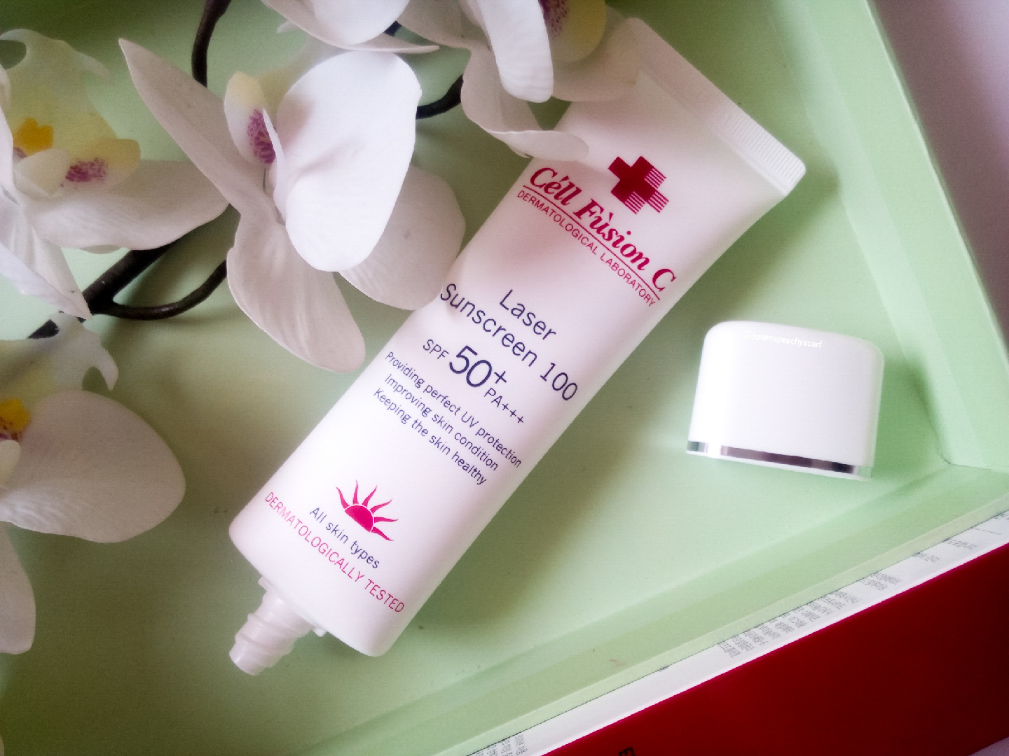 Cell Fusion C Laser Sunscreen100 SPF50+PA+++ Review [Charis Celeb]