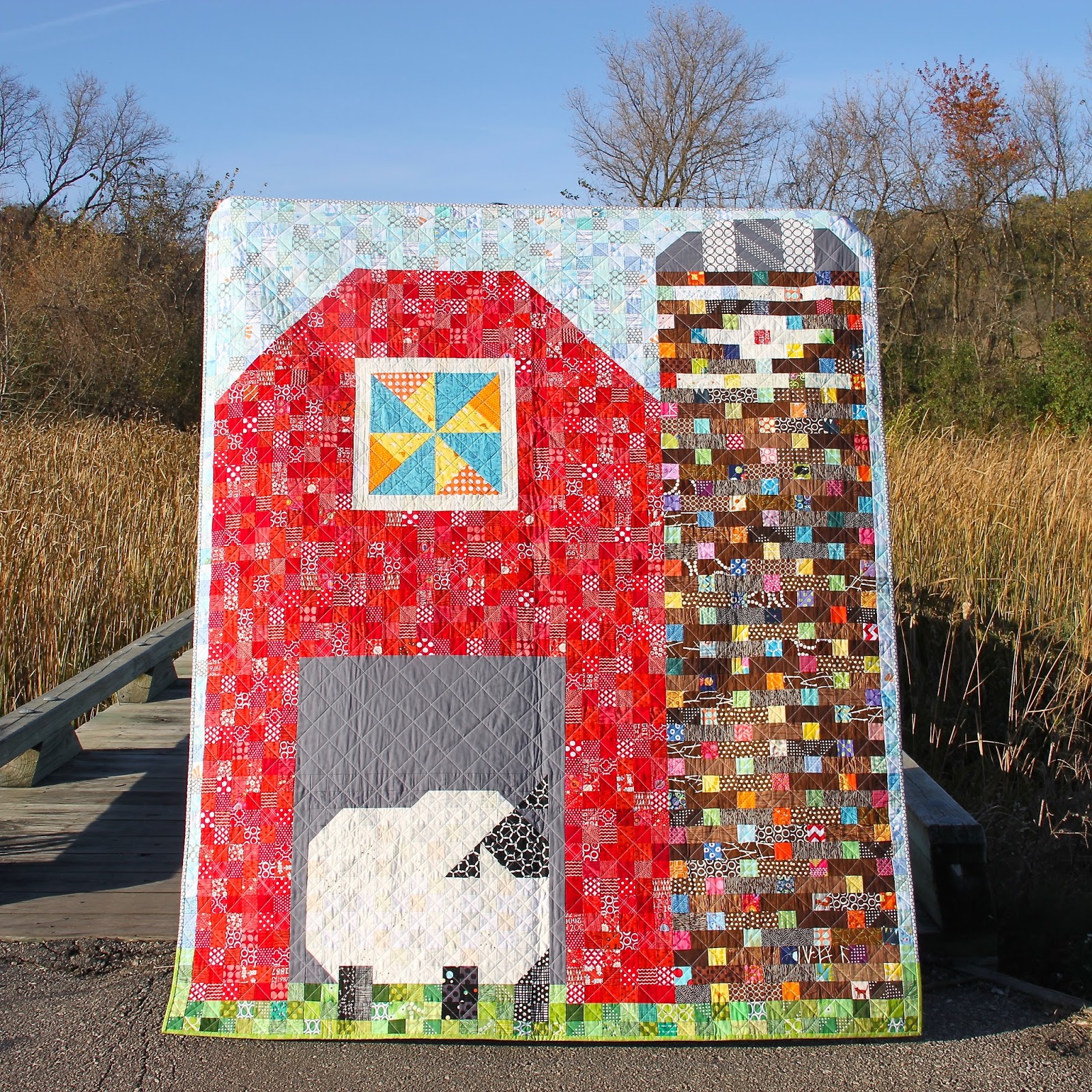 City House Studio: Barn Quilt with Sheep, an original design
