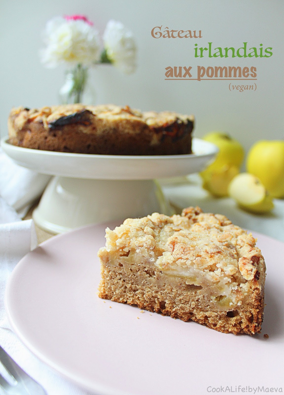 Cook A Life! by Maeva: { St Patrick } Irish Apple Cake ou le gâteau ...