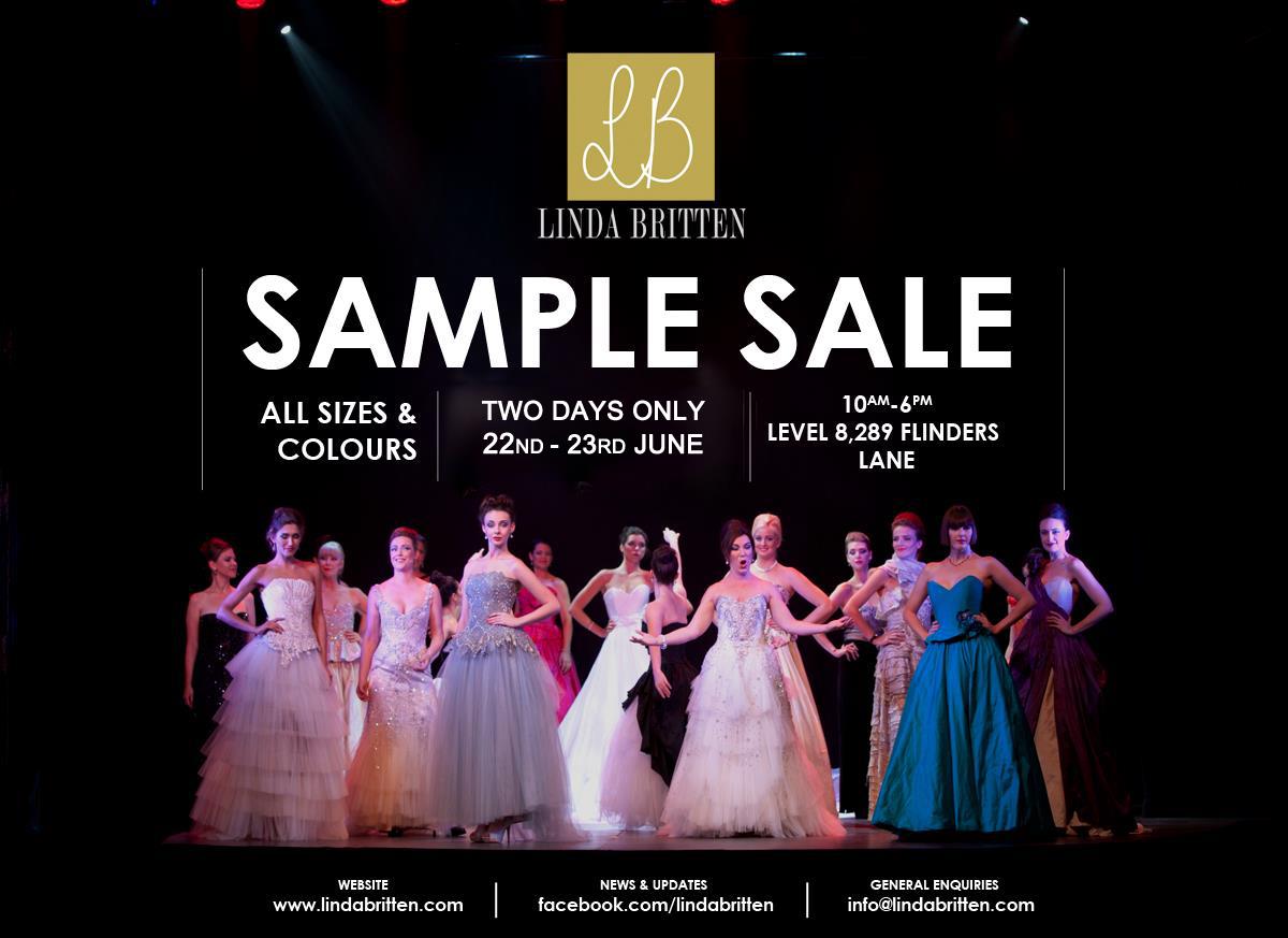Linda Britten Australia: Sample Sale!