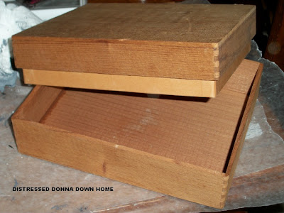 Distressed Donna Down Home: Mixed Media Art Boxes