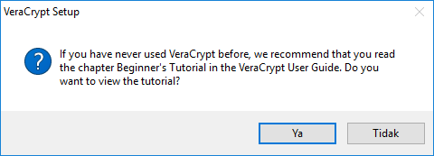 TUTORIAL APLIKASI VERACRYPT