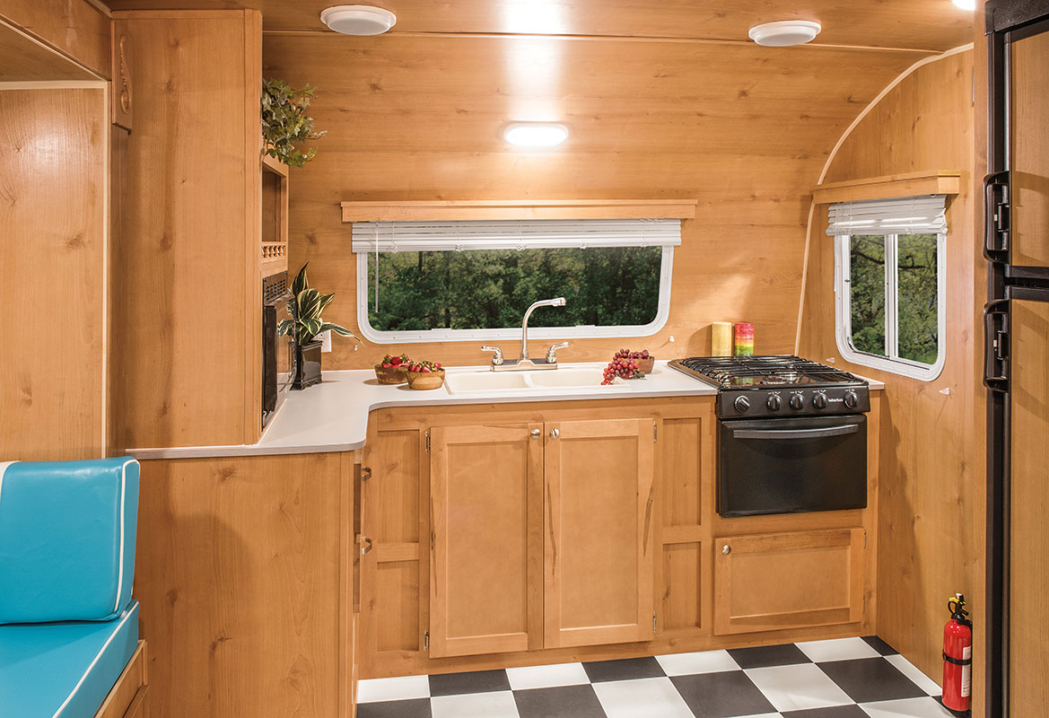 Tiny Yellow Teardrop: Riverside RV White Water Retro Teardrop & Standy