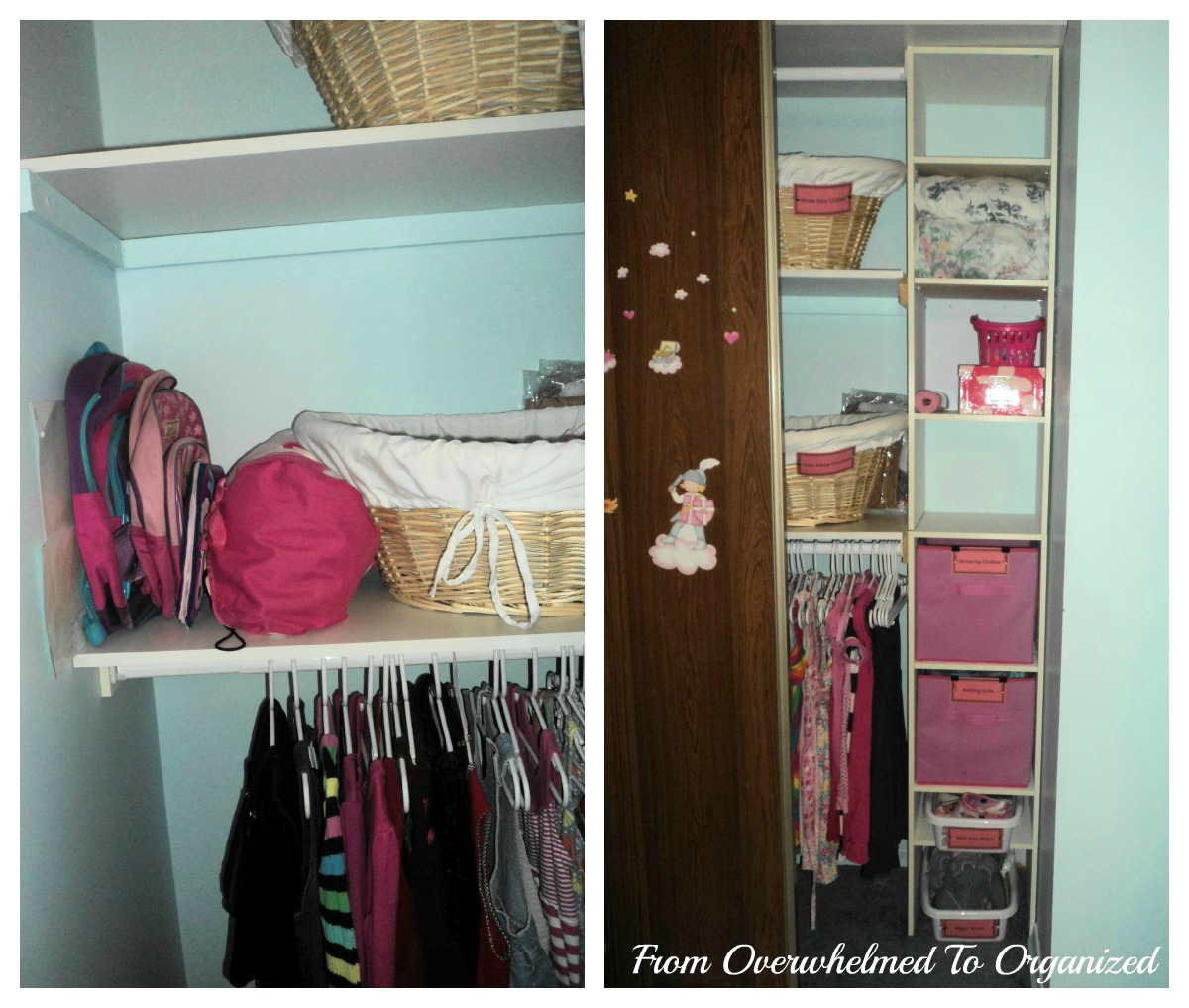 My Daughter's Closet is finally HER closet | From Overwhelmed to ...
