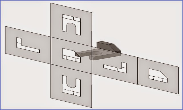 Drafting Teacher blog: Video Exercise 1-6 Orthographic Projection
