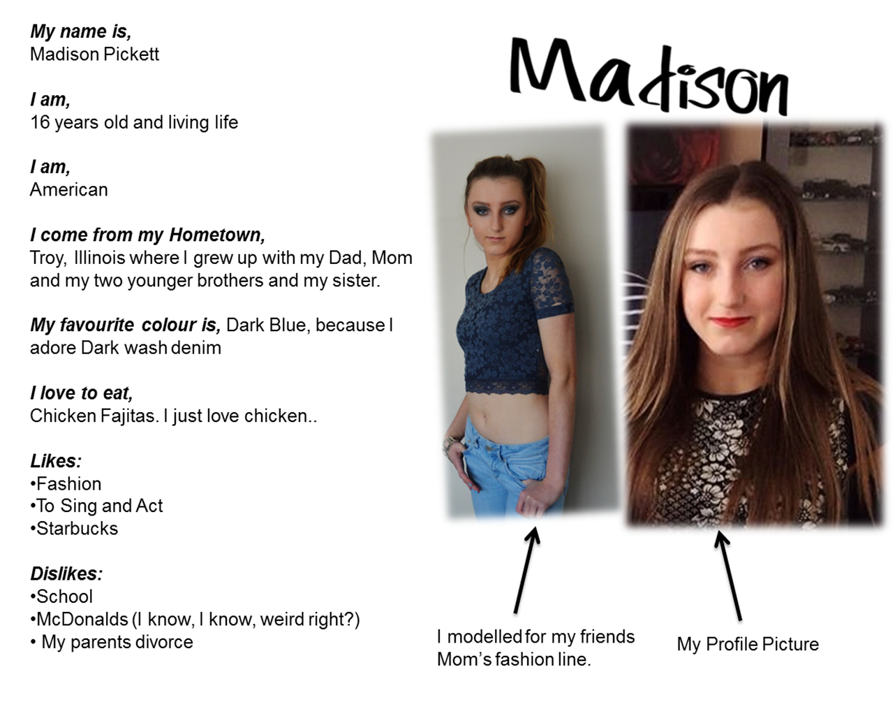 Media Studies: Main Character- Madison