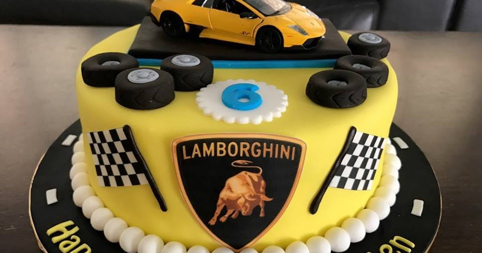 Jenn Cupcakes & Muffins: Lamborghini Cake
