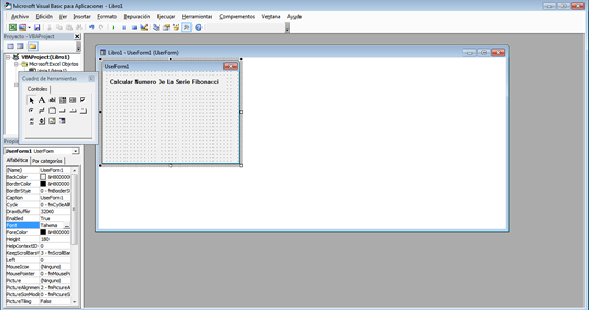 visual basic: Serie Fibonacci