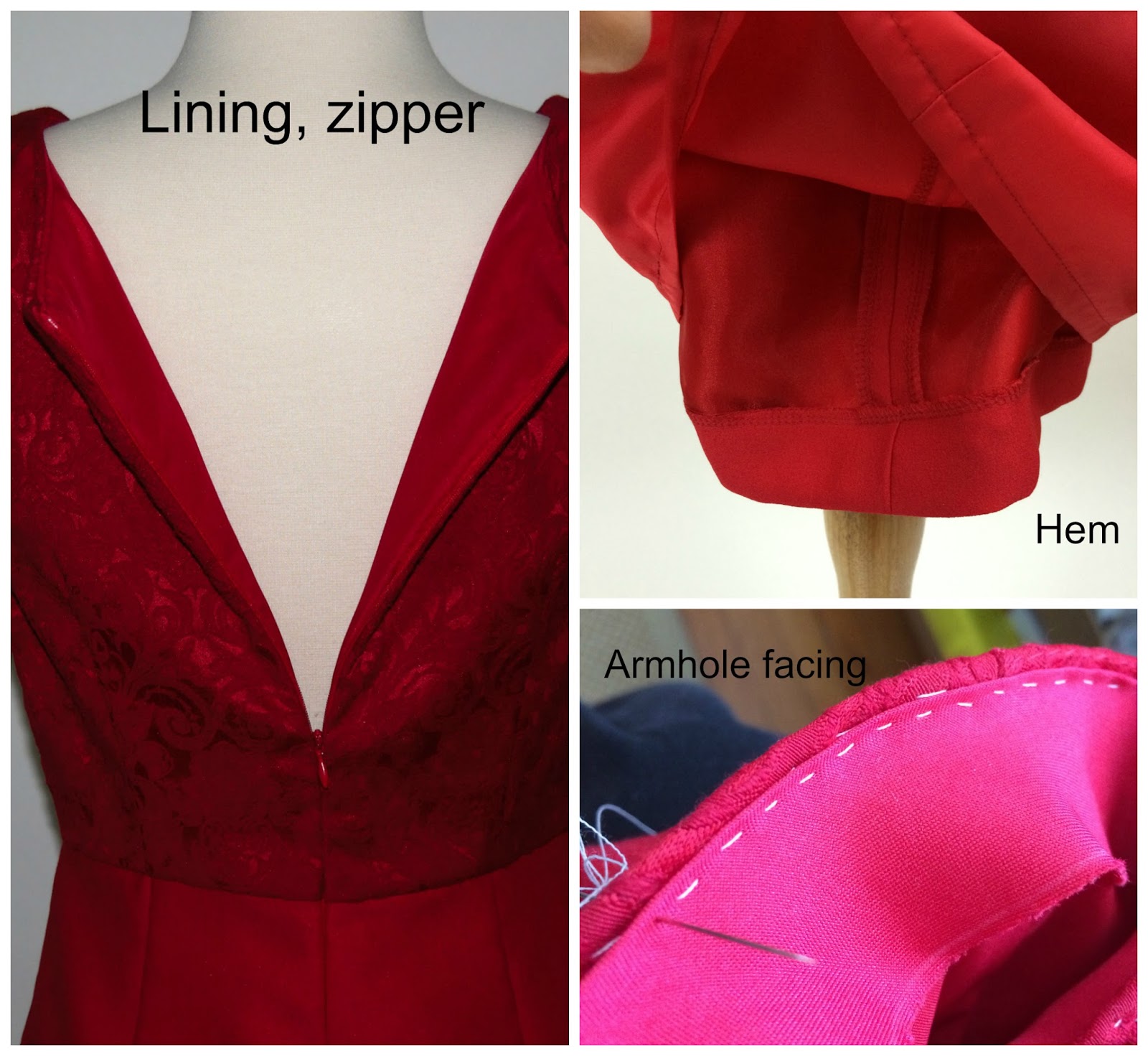 Finished Seams: My Little Red Dress