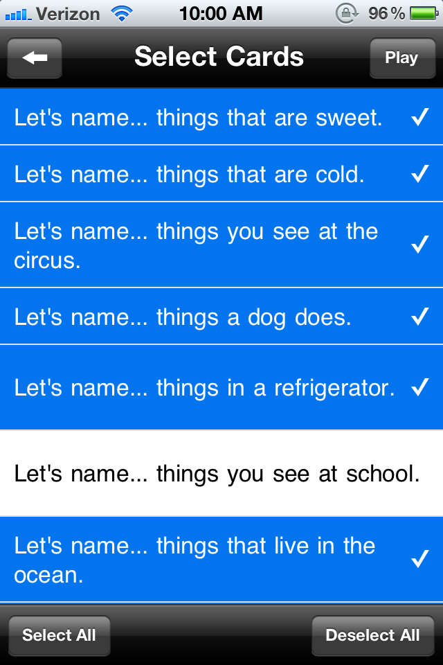 Speech Therapy Tech: App for iOS and Androids: Let's Name Things (Free!)