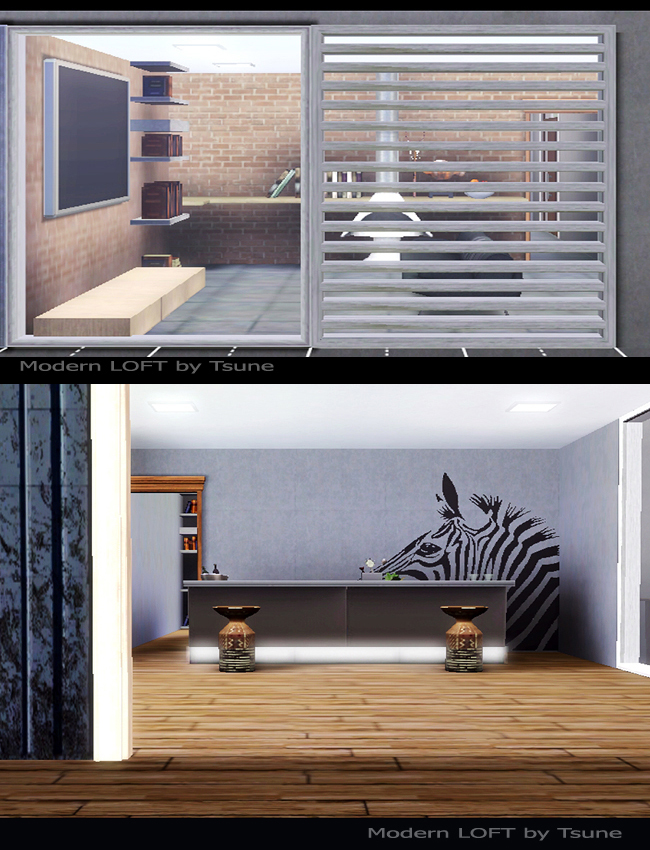Koalafolio sims3 House : [LIVING DESIGN] MODERN-LOFT HOUSE THE SIMS 3