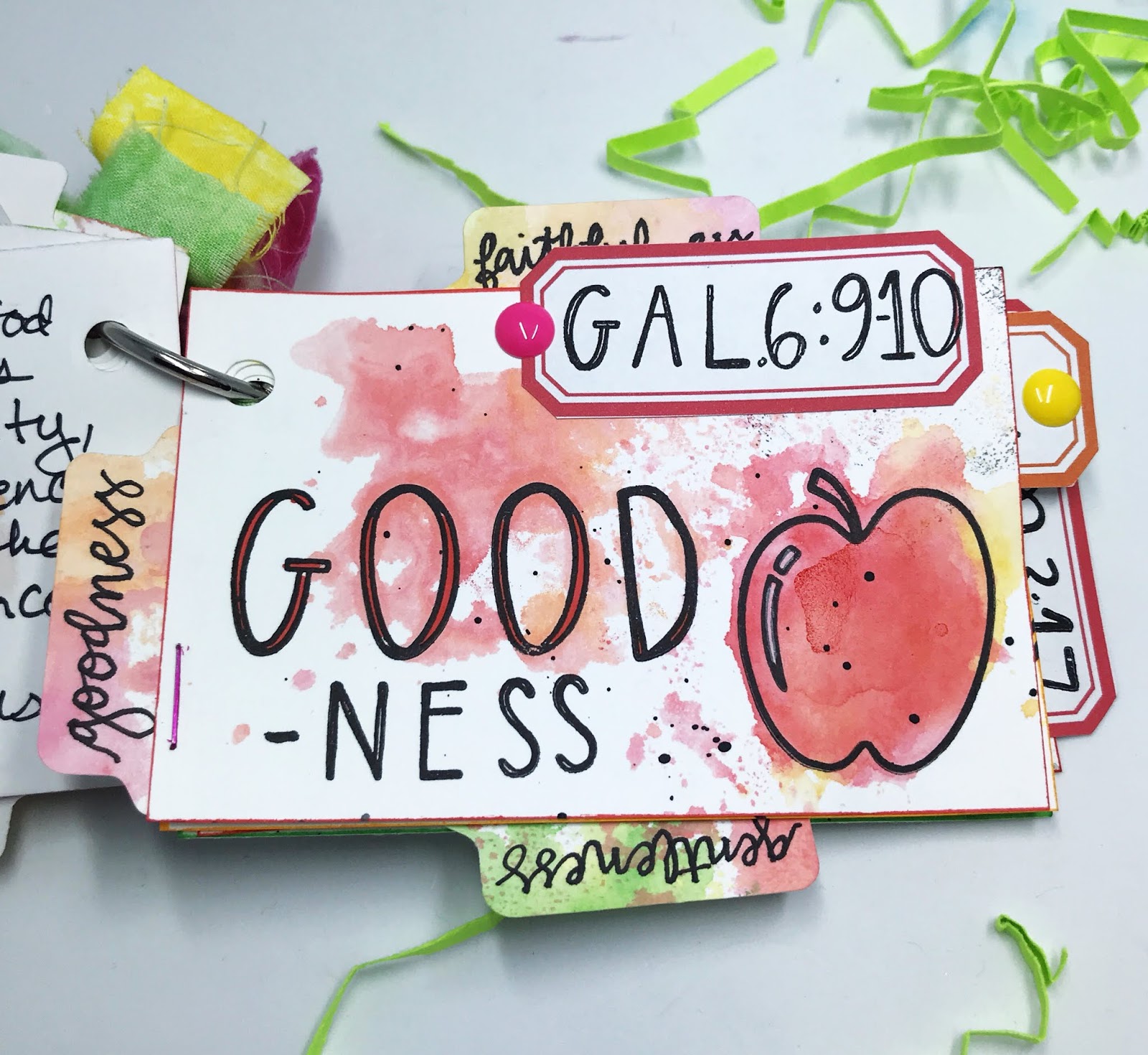 Creative Worship: "Fruit of the Spirit" Bible Verse Mini Flip Book