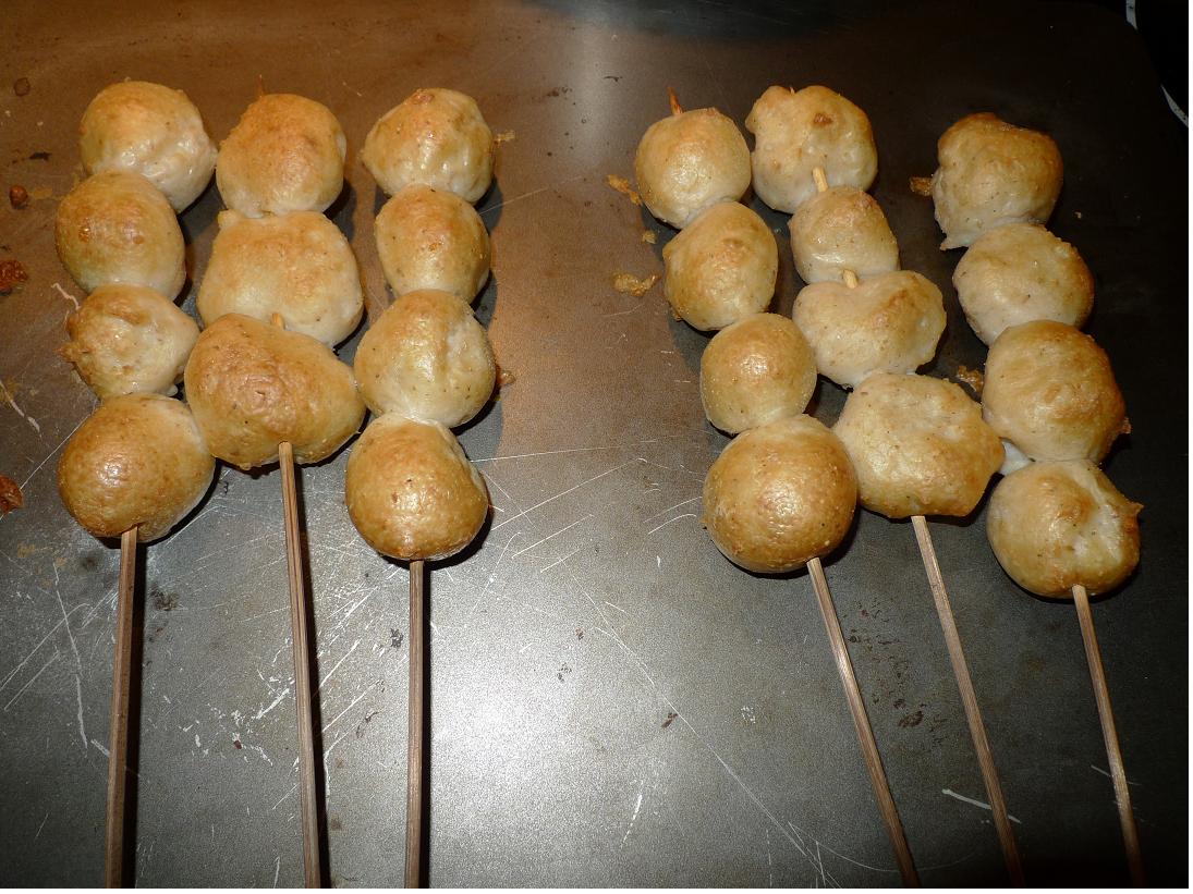 Amporn's Thai Kitchen: Grilled fish balls with thickened sweet and sour ...