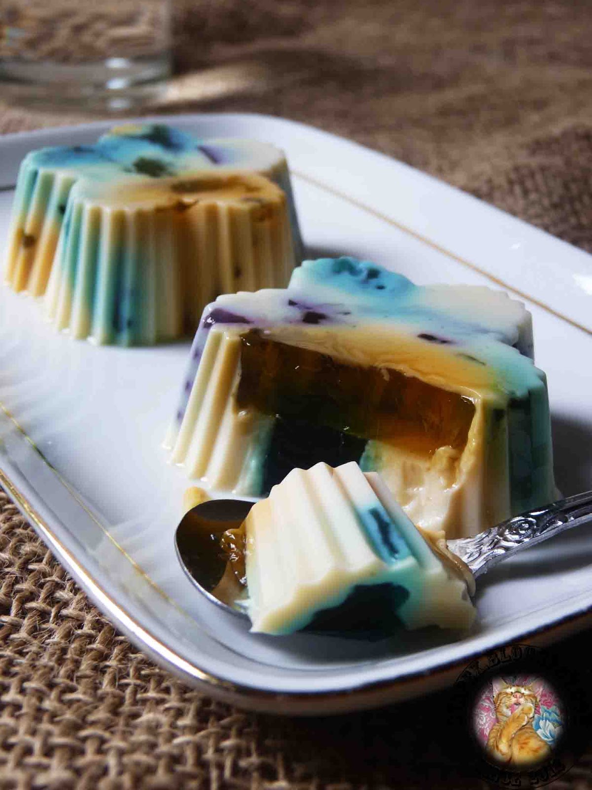 syapex kitchen: Jelly Milky Pudding