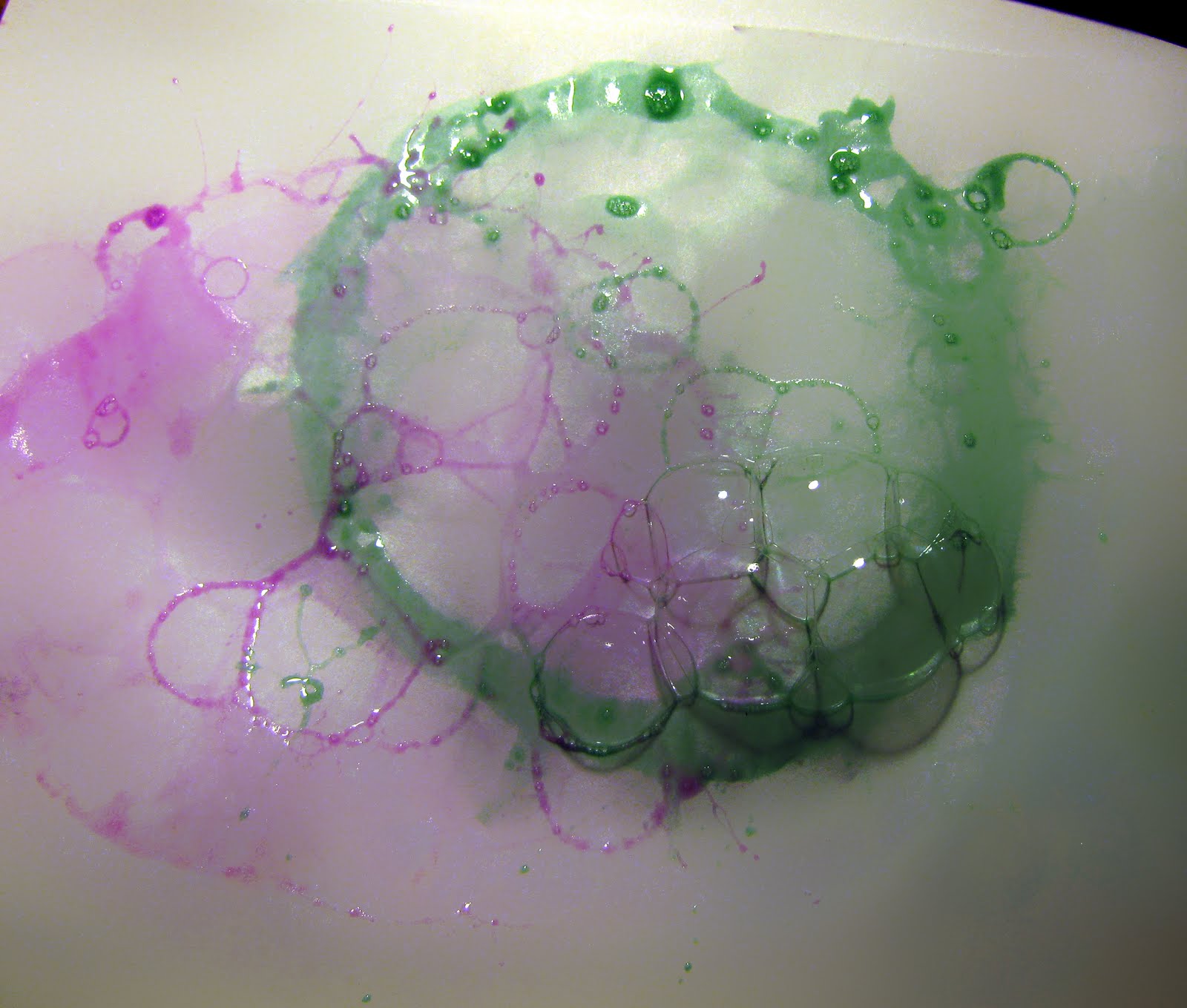 Lian's Summer of Fun: Bubble Painting!