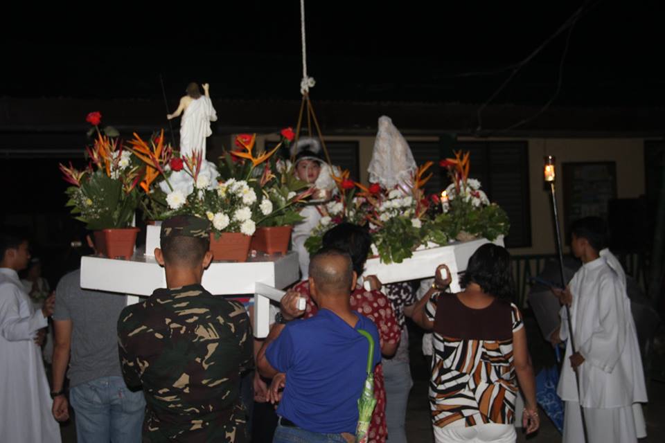 "salubong" - Easter Sunday pre-dawn ritual - 8th Infantry Division