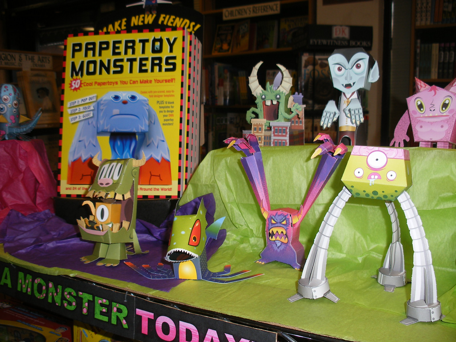 Book(ed) Passage: Papertoy Monsters Attack Book Passage!