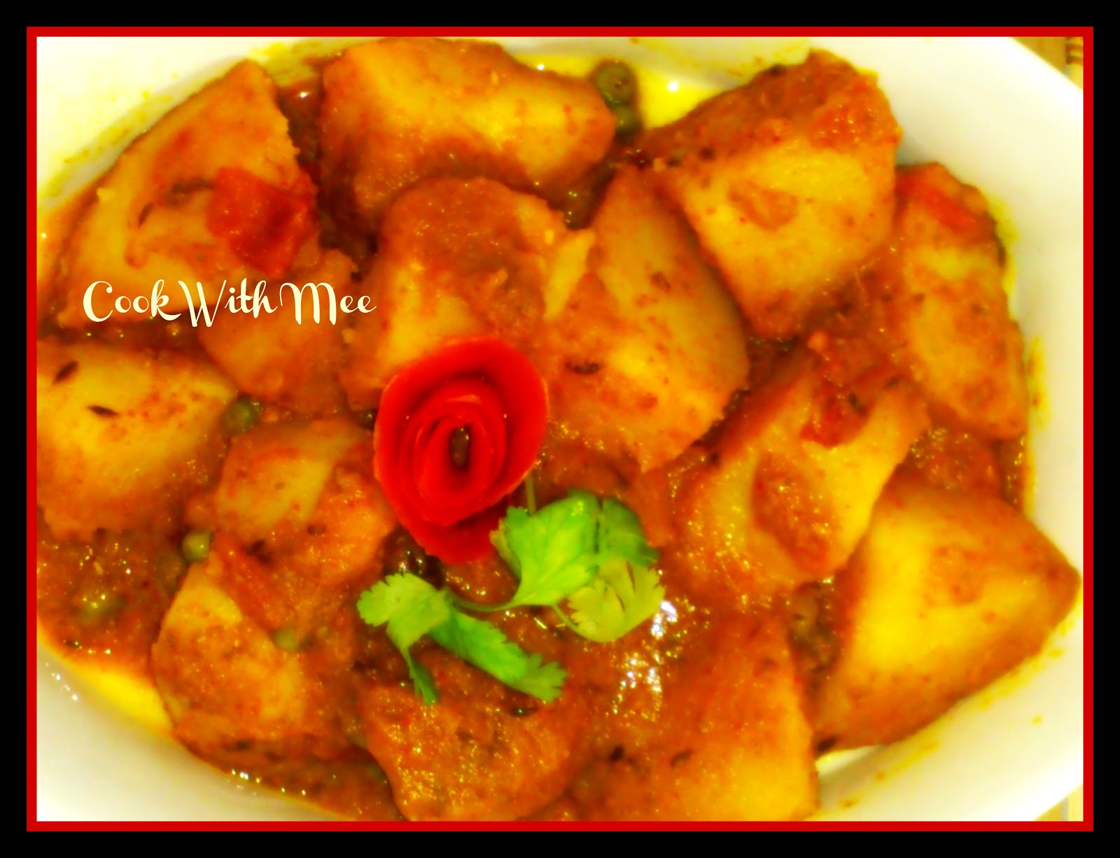 Cook With Poulamee: Bong's Spl Niramish Aloo Dam or Veg Dam Aloo