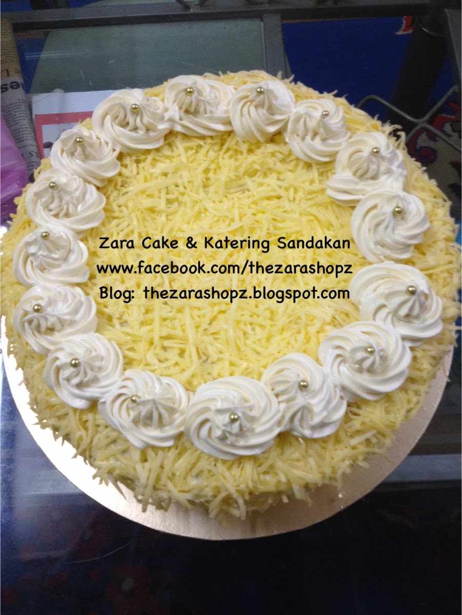 The Zara Shopz: Kek Snow Cheese Tempahan Encik Pg. Rahim dari Mahkamah ...