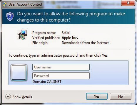 Microsoft Windows Security: The User Access Control (UAC) Prompts