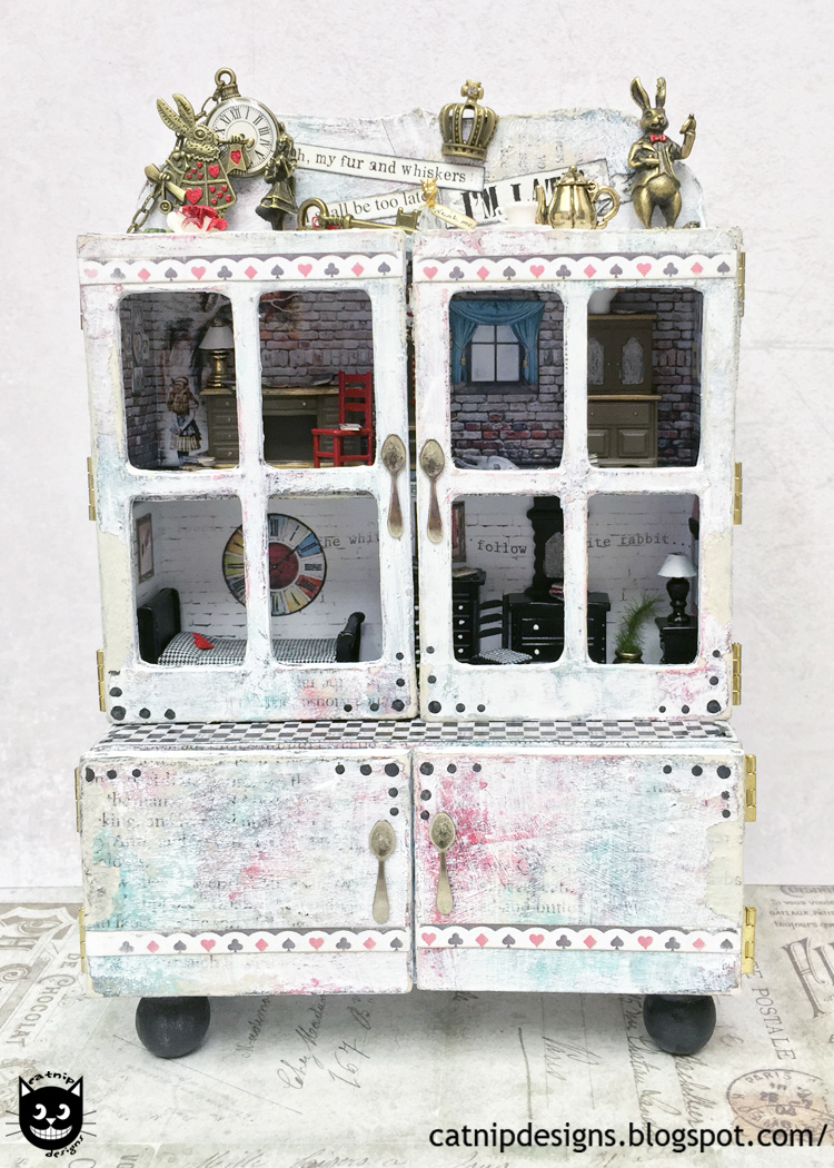 artistic catnip: the White Rabbit's hutch...