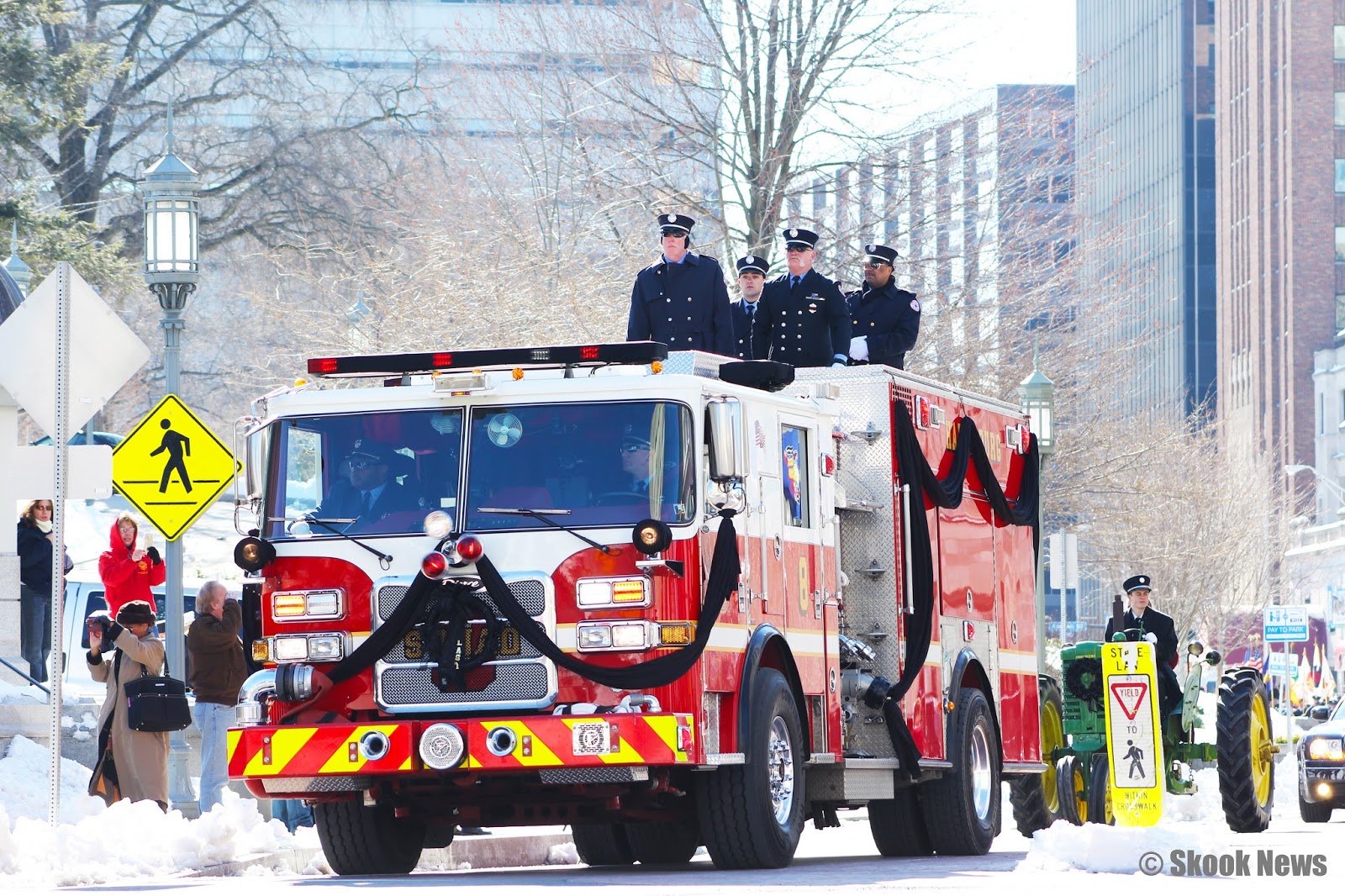 Harrisburg Firefighter Lt. Dennis DeVoe Procession