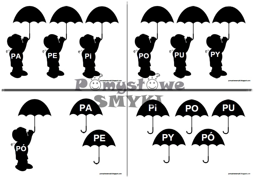 Pierwsze sylaby - nauka czytania przez zabawę - Pomysłowe Smyki Mamy ...