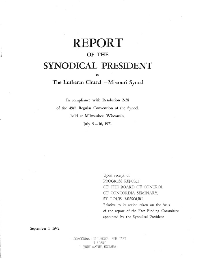 Stand Firm: A Piece of LCMS History Comes Alive: The "Blue Book" Is Now ...