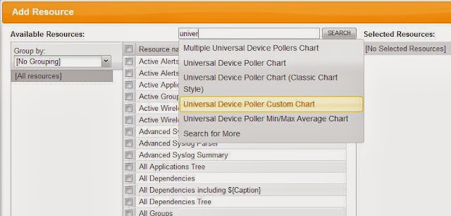 systemZengineering: Universal Device Poller Custom Chart