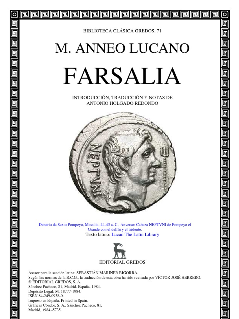 El laberinto del verdugo: Marco Anneo Lucano, o Marcus Annaeus Lucanus