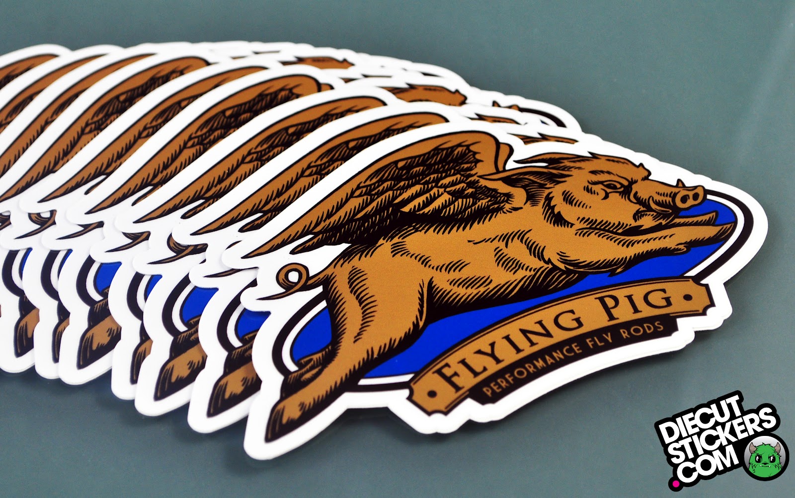 DIECUTSTICKERS.COM | BLOG: Flying Pig Performance Fly Rods